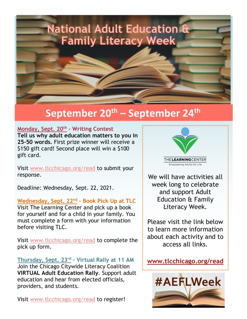 Adult Education & Family Literacy Week 2021